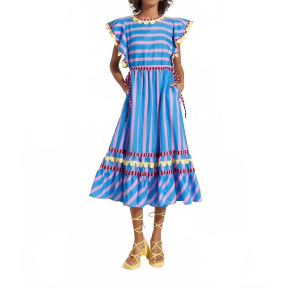 Celia B | Dresses | New Celia B Candela Midi Dress In Blue | Poshmark